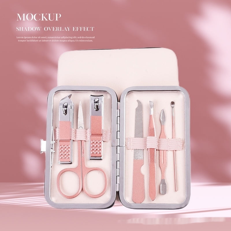 Stainless Steel Nail Scissor Set 18-piece Manicure Implement Clippers ...