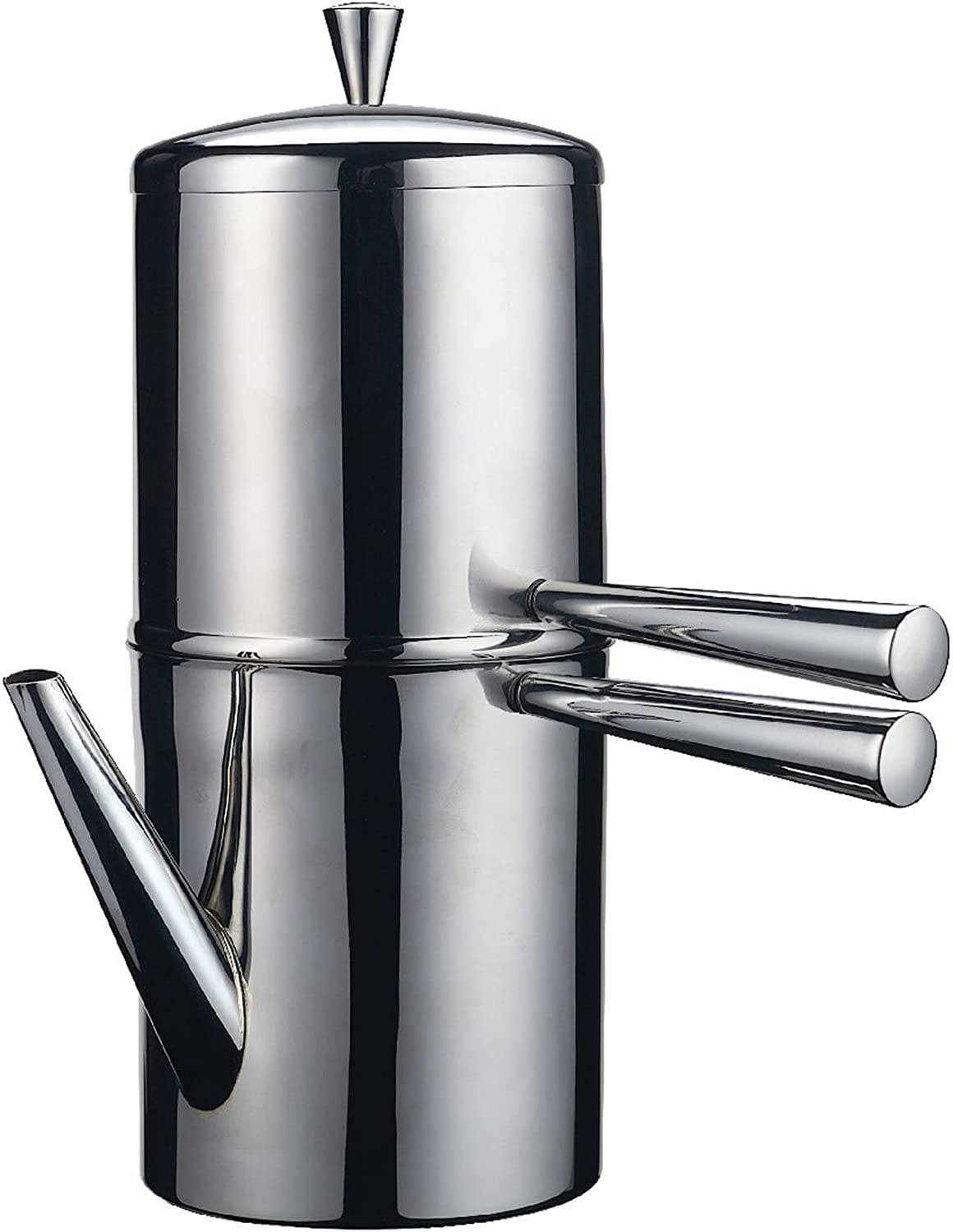 Stainless Steel Neapolitan Drip Coffee Maker with Spout, 3 ESPRESSO ...