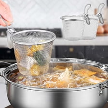 Pasta Strainer Boiling Water Bowls over Sink Colander Clip on for Pots ...