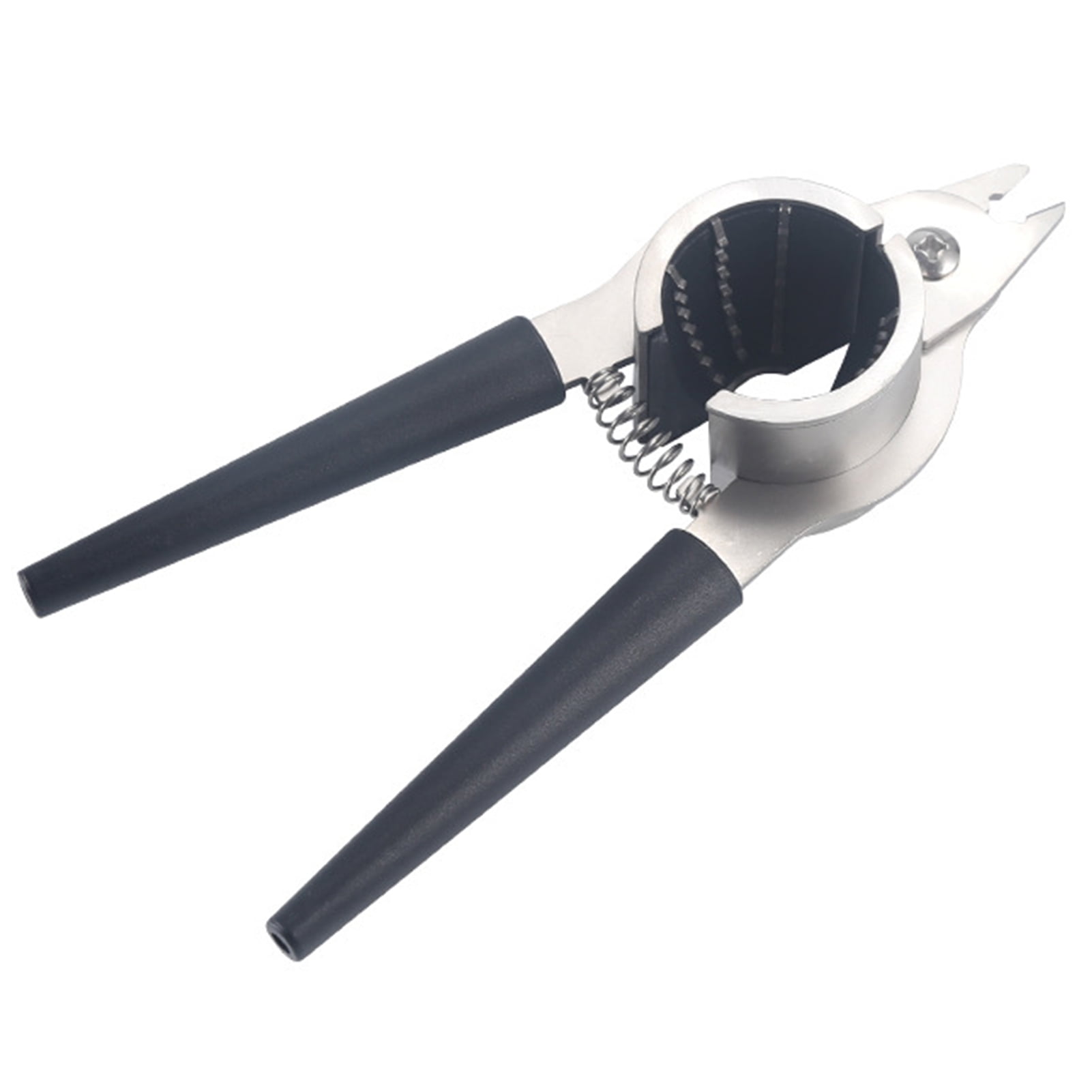 Stainless Steel Nut Cracker - Ergonomic Spring Handle, Hazelnut Pecan ...