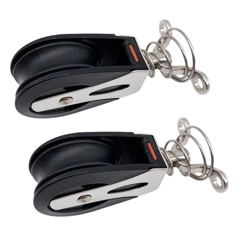 Stainless Steel Nylon Pulley Block Sailing Boat Loading Single Kayak ...