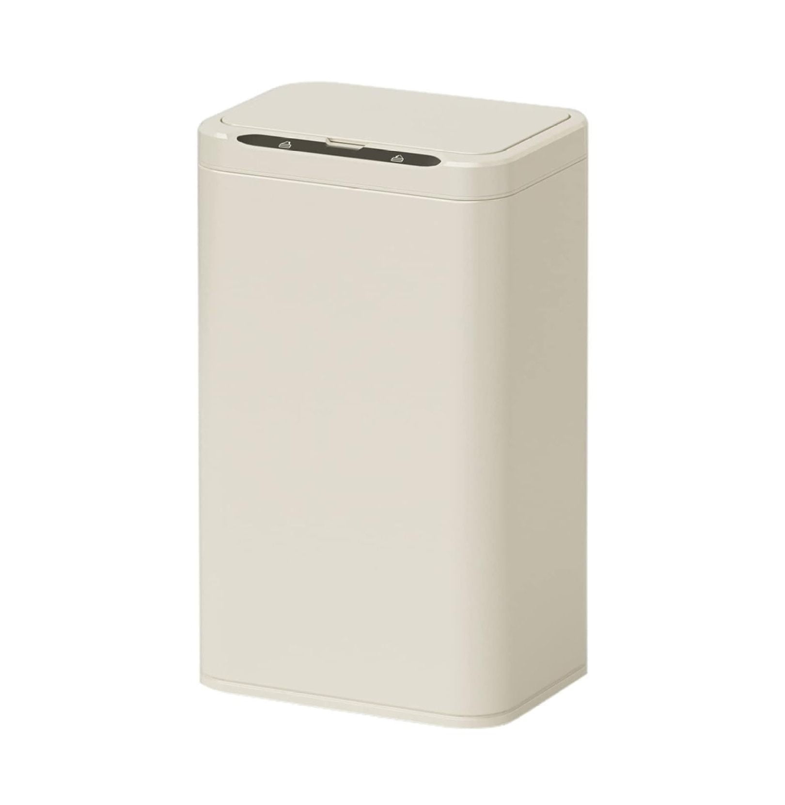 Stainless Steel Office Trash Can 6.6 Gallon Sensor Garbage Bin Rectangular Automatic Touch Free ...