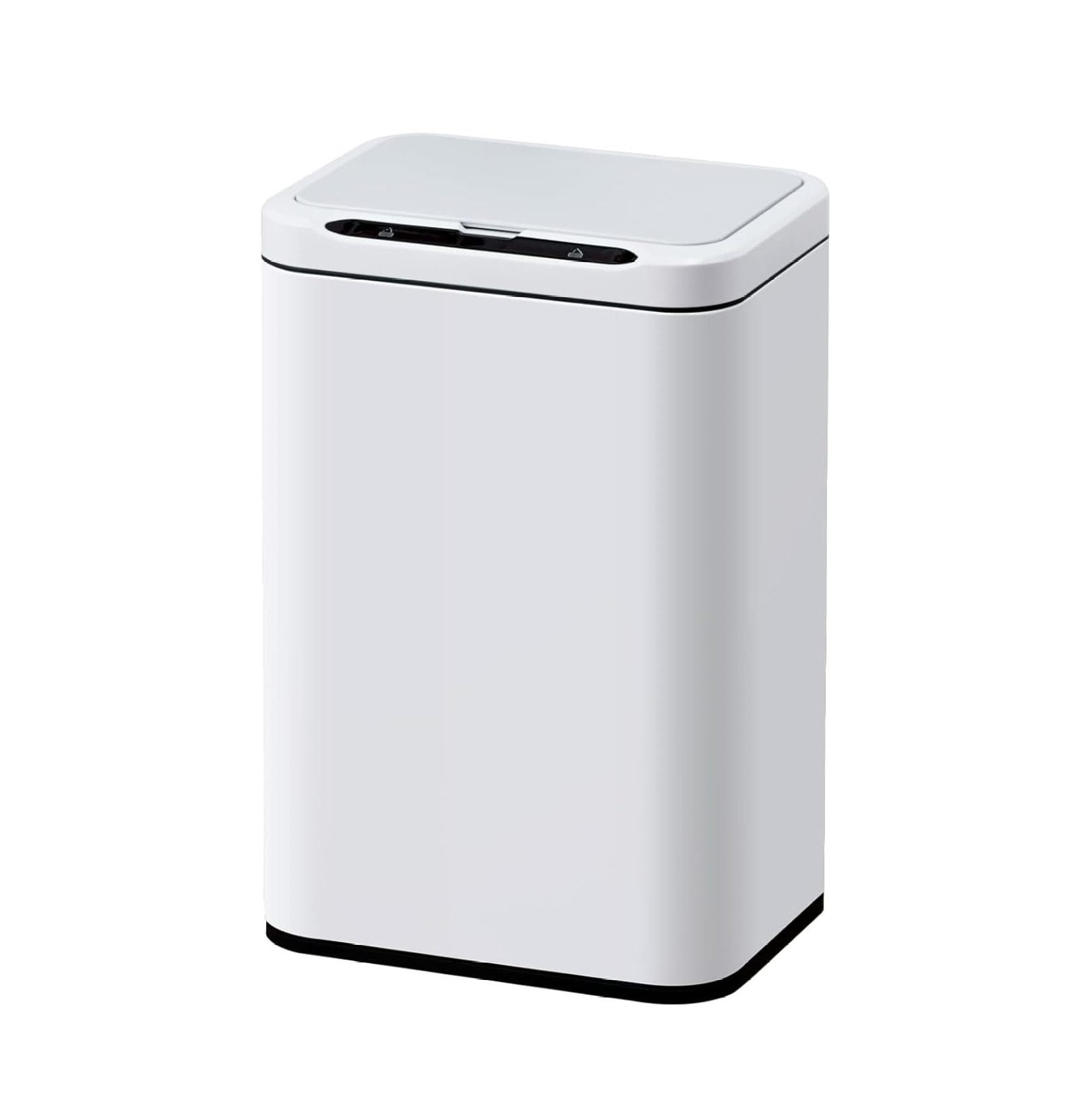 Stainless Steel Office Trash Can 6.6 Gallon Sensor Garbage Bin Rectangular Automatic Touch Free ...