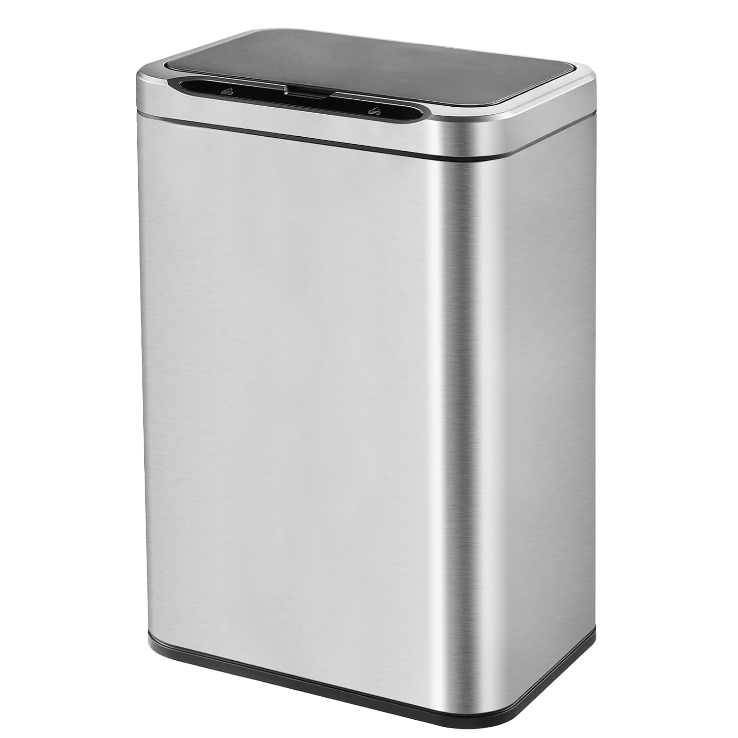 Stainless Steel Office Trash Can Motion Sensor Garbage Can Touchless ...