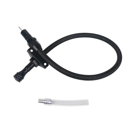 Stainless Steel Oil Dipstick Tube with Black Housing - Compatible with ...