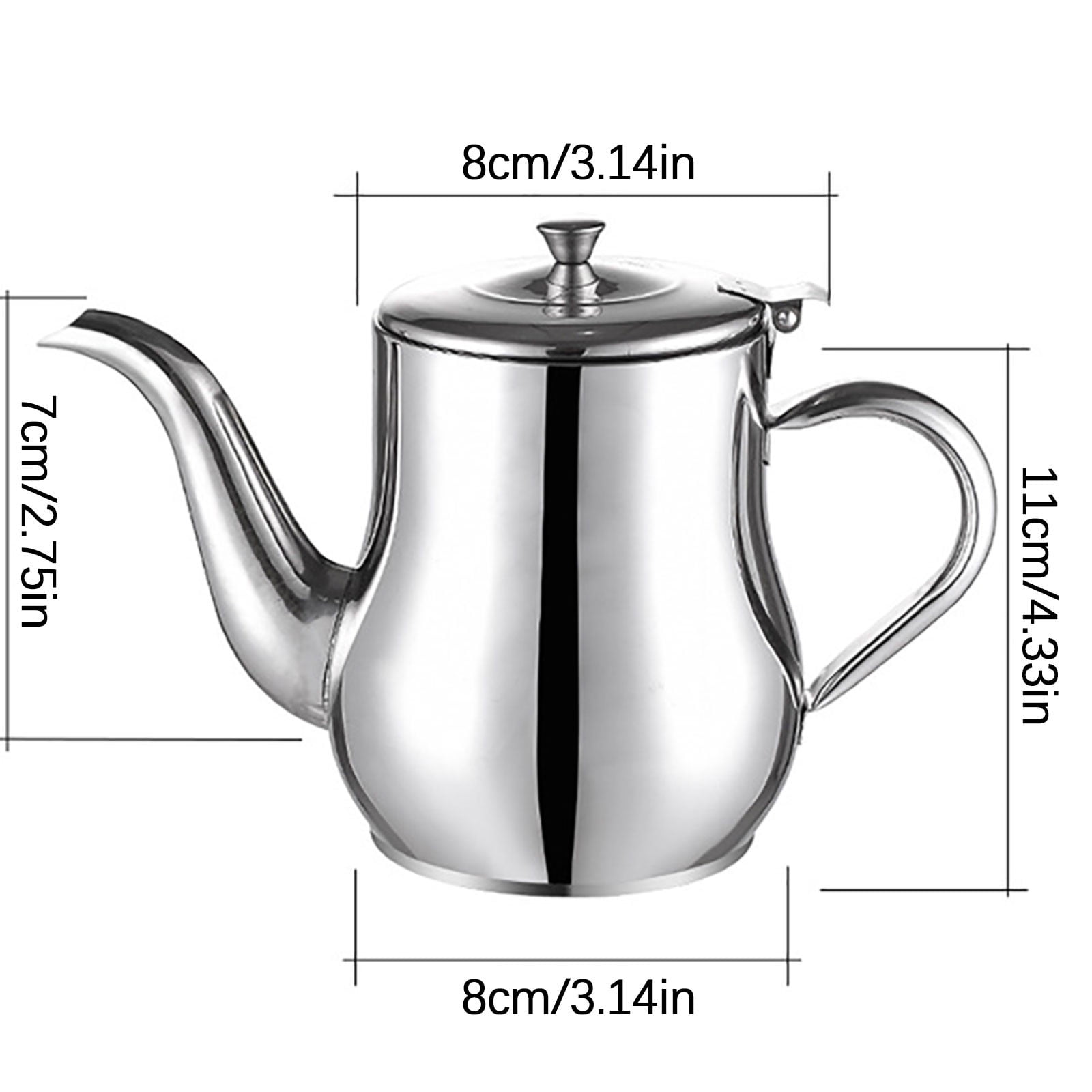 Stainless Steel Oil Filter Pot, Oil Dispenser Grease Oiler Strainer ...