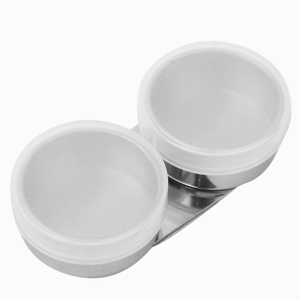 Stainless Steel Oil Painting Cup Double/Single Dipper Palette Container ...