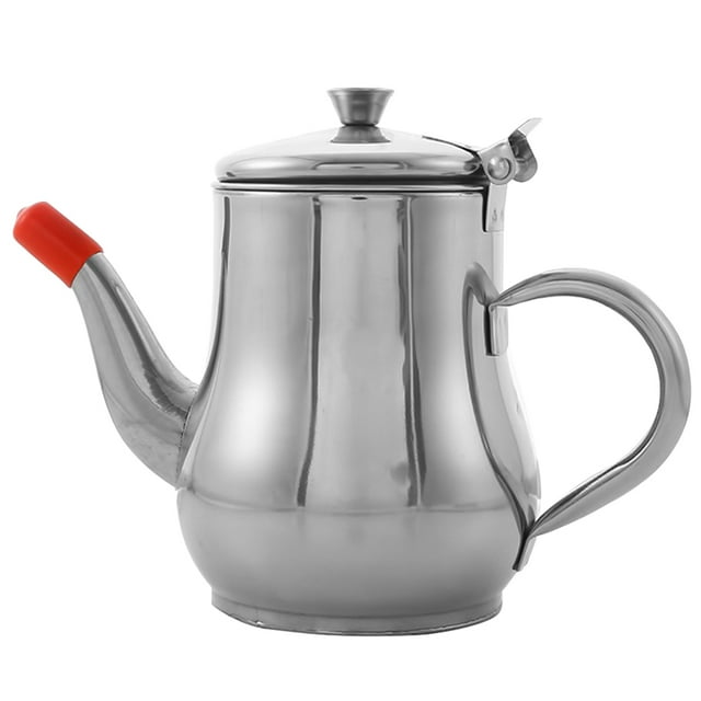 Stainless Steel Oil Pot Bacon up Grease Container Oil Bucket Kitchen ...