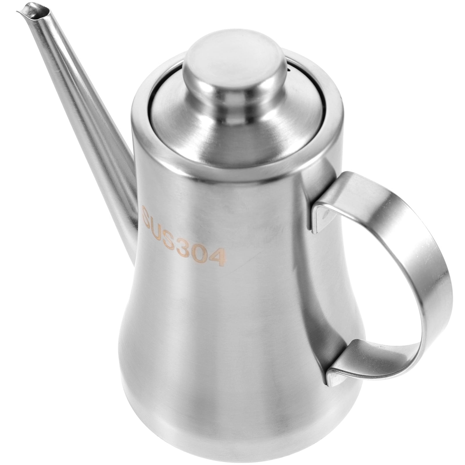 Stainless Steel Oil Pot Metal Container with Lid Kitchen Cookware Bacon ...