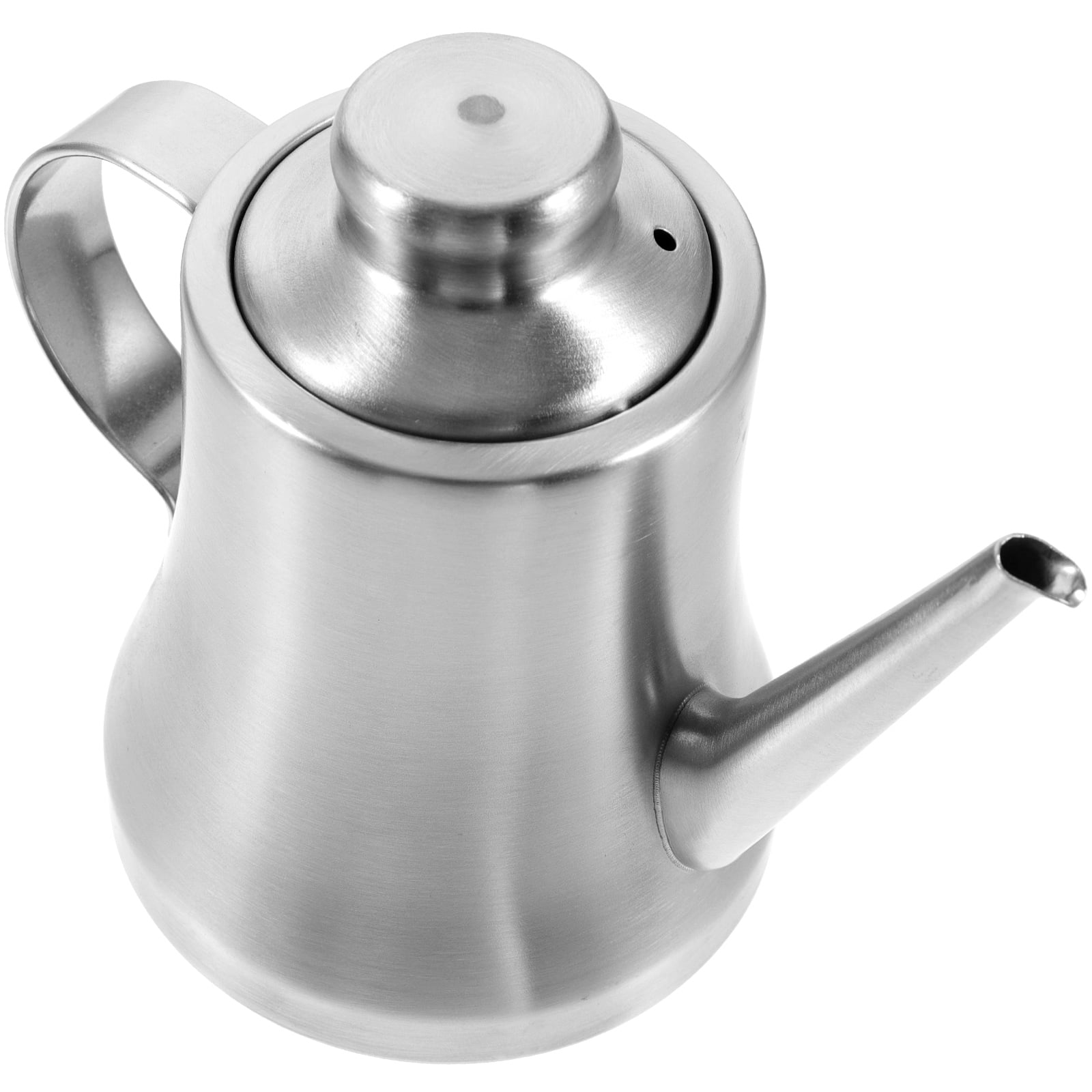 Stainless Steel Oil Pot Metal Container with Lid Stainless Steel Jug ...