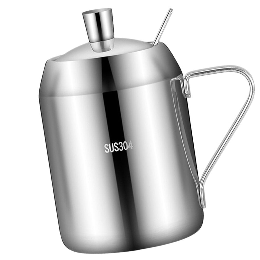 Stainless Steel Oil Pot Vinegar Soy Sauce Seasoning Bottle Storage ...