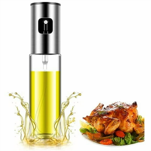 Qonioi 200ml Glass Oil Spray Bottle, Multi-Purpose Kitchen Cooking ...