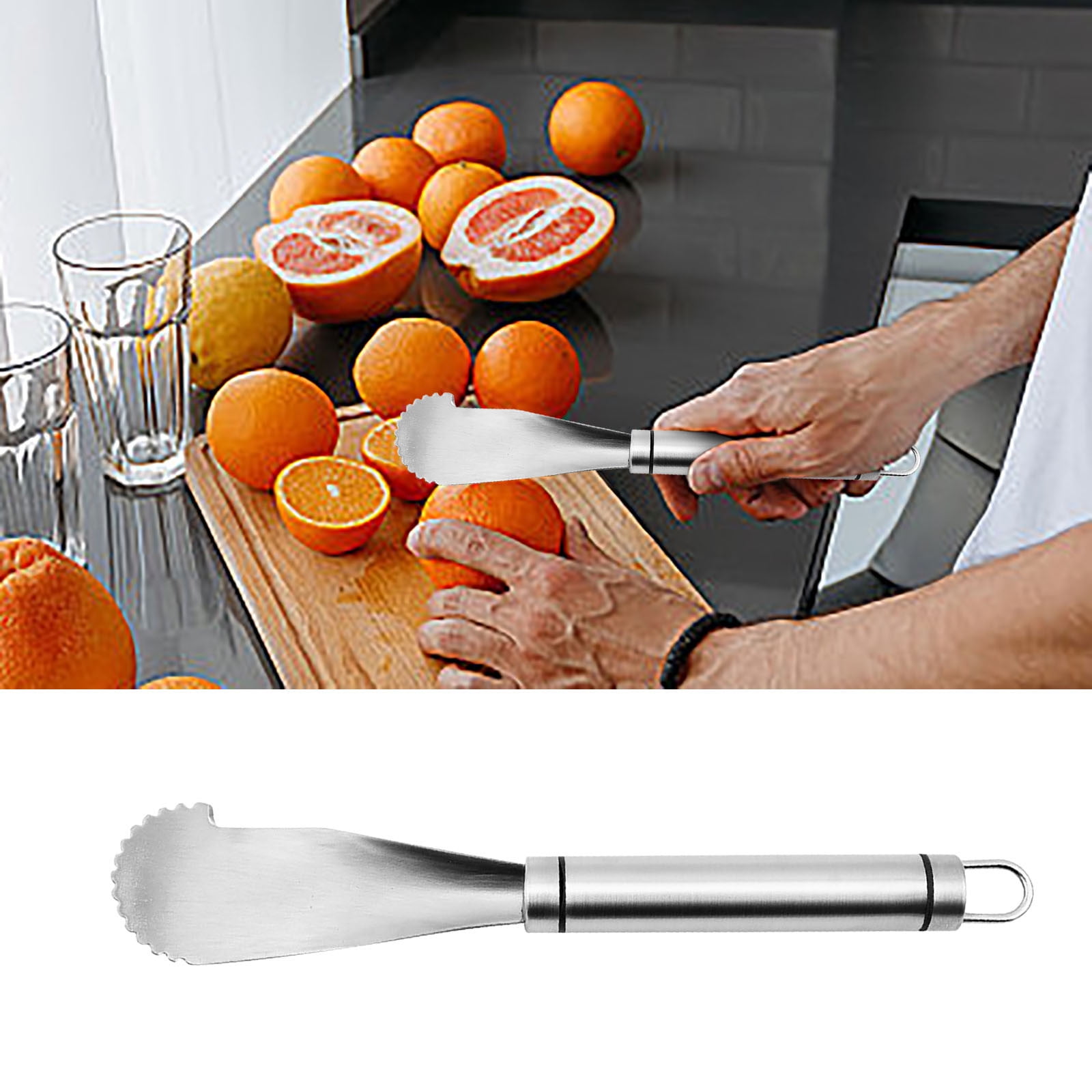 Stainless Steel Orange Peeler Efficient Tool for Citrus Fruits Compact ...