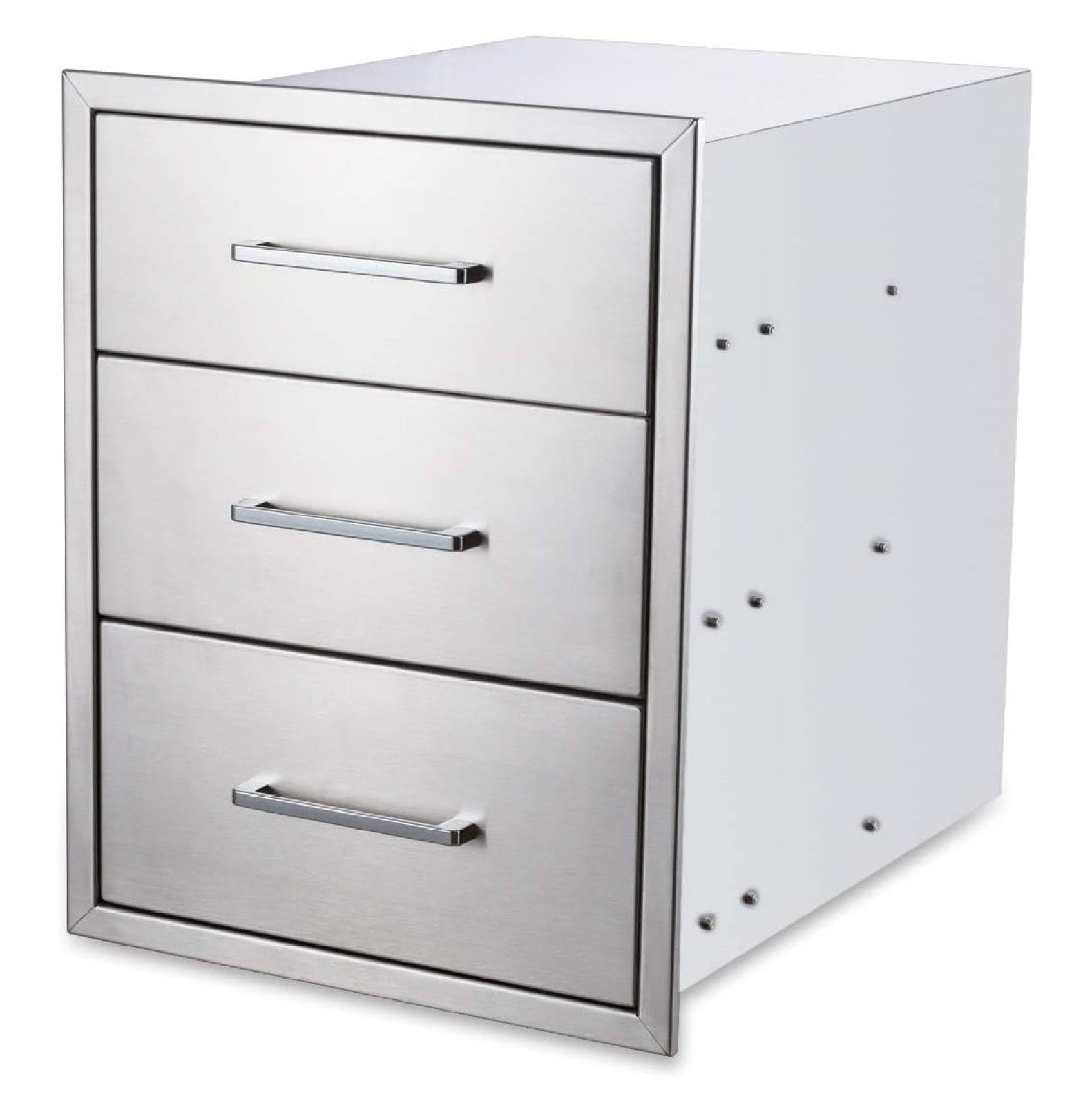 Stainless Steel Outdoor Kitchen Drawers BBQ Drawers Triple Access ...