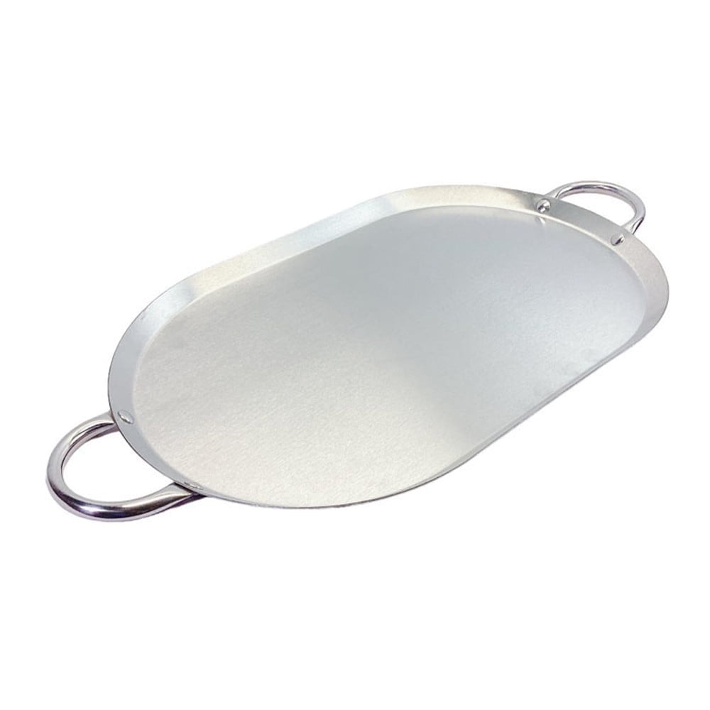 Stainless Steel Oval Serving Tray & To Warm Tortillas 21" x 13 ...