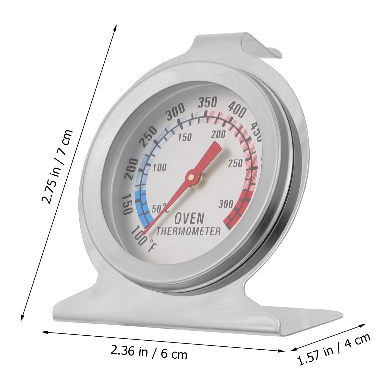 Stainless Steel Oven Cooker Thermometer Temperature Gauge Mini ...