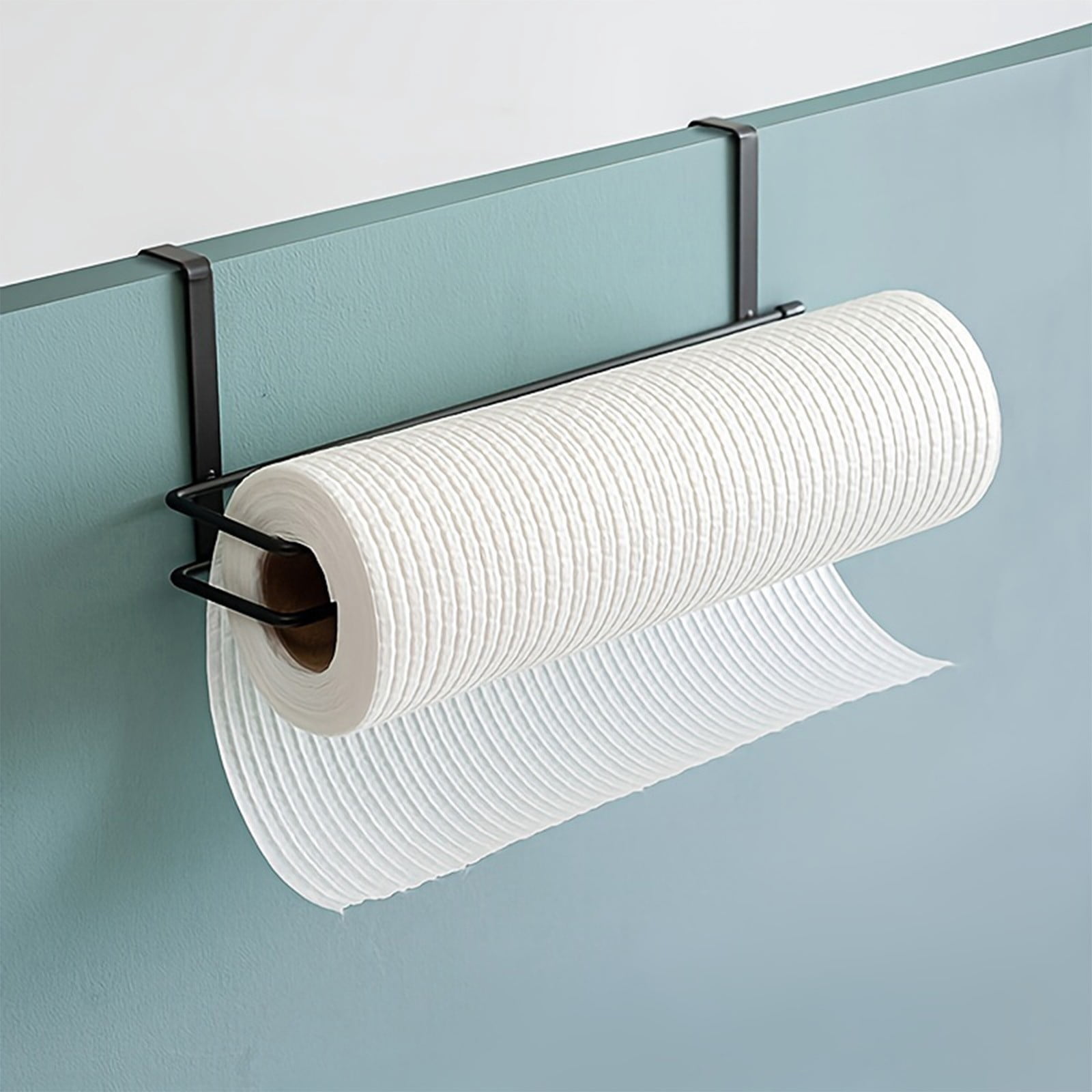 Stainless Steel Over Cabinet Paper Towel Rack - Space-Saving Door Mount ...