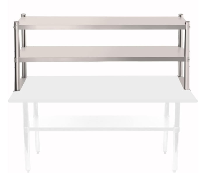 Stainless Steel Overshelf for Prep & Work Table,12"x48" Commercial ...