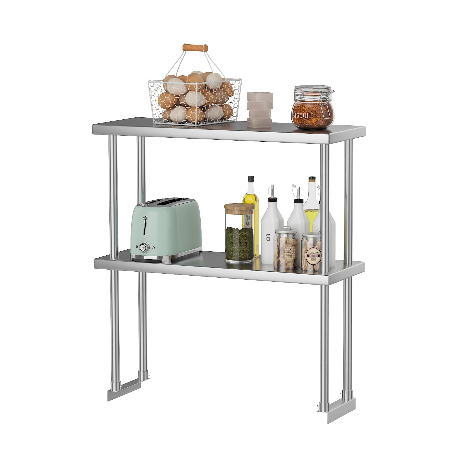 Stainless Steel Overshelf for Prep & Work Table, Stainless Steel ...
