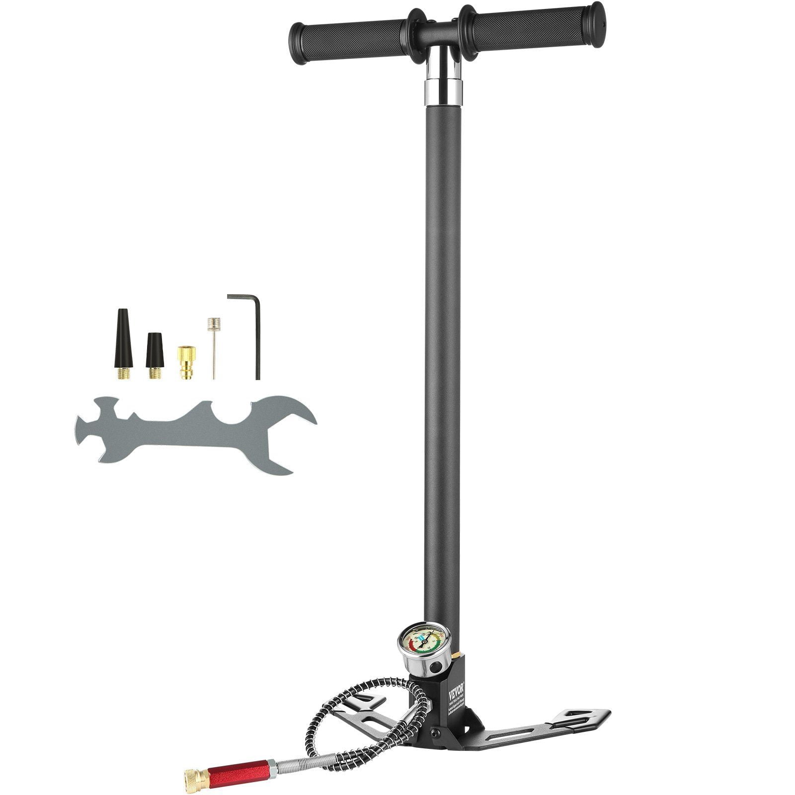 Stainless Steel PCP Airgun Pump, 4500 PSI High Pressure Hand Pump with ...