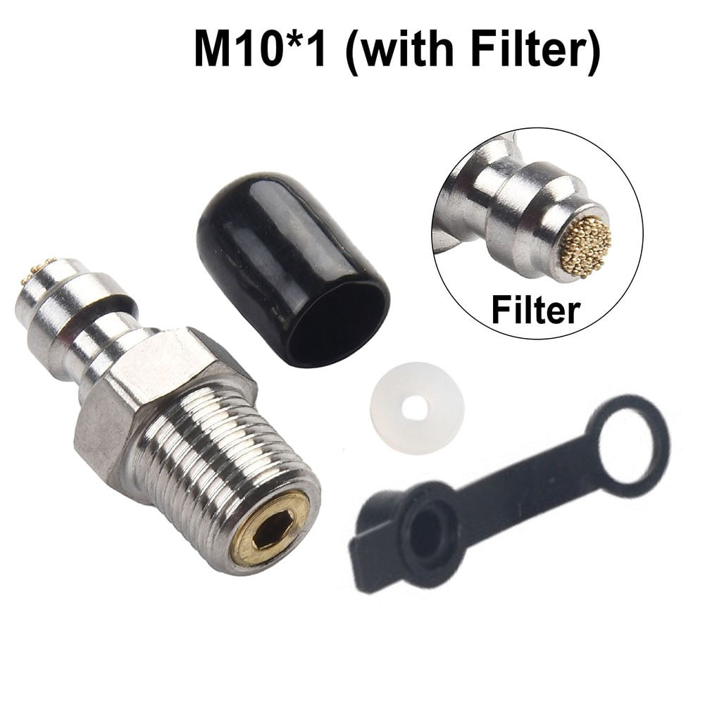 Stainless Steel PCP Pneumatic Quick Coupler Kit for 8MM M10x1 Male Plug ...