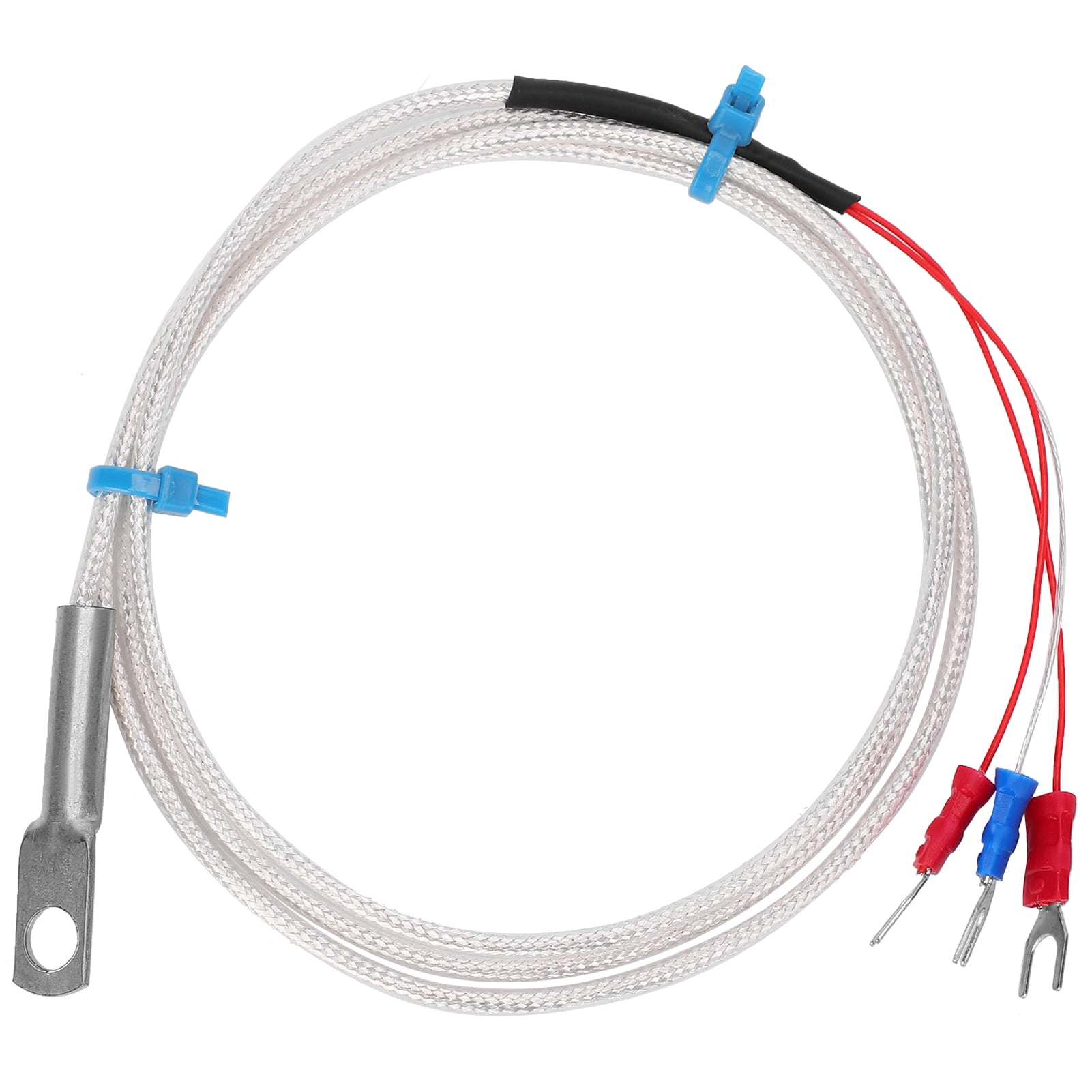 Stainless Steel PT100 Temperature Sensor Probe, 3m Long, 6mm Round Hole ...