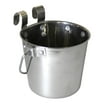 Jeffers Multi Purpose Stainless Steel Flat Sided Pail with Handle ...