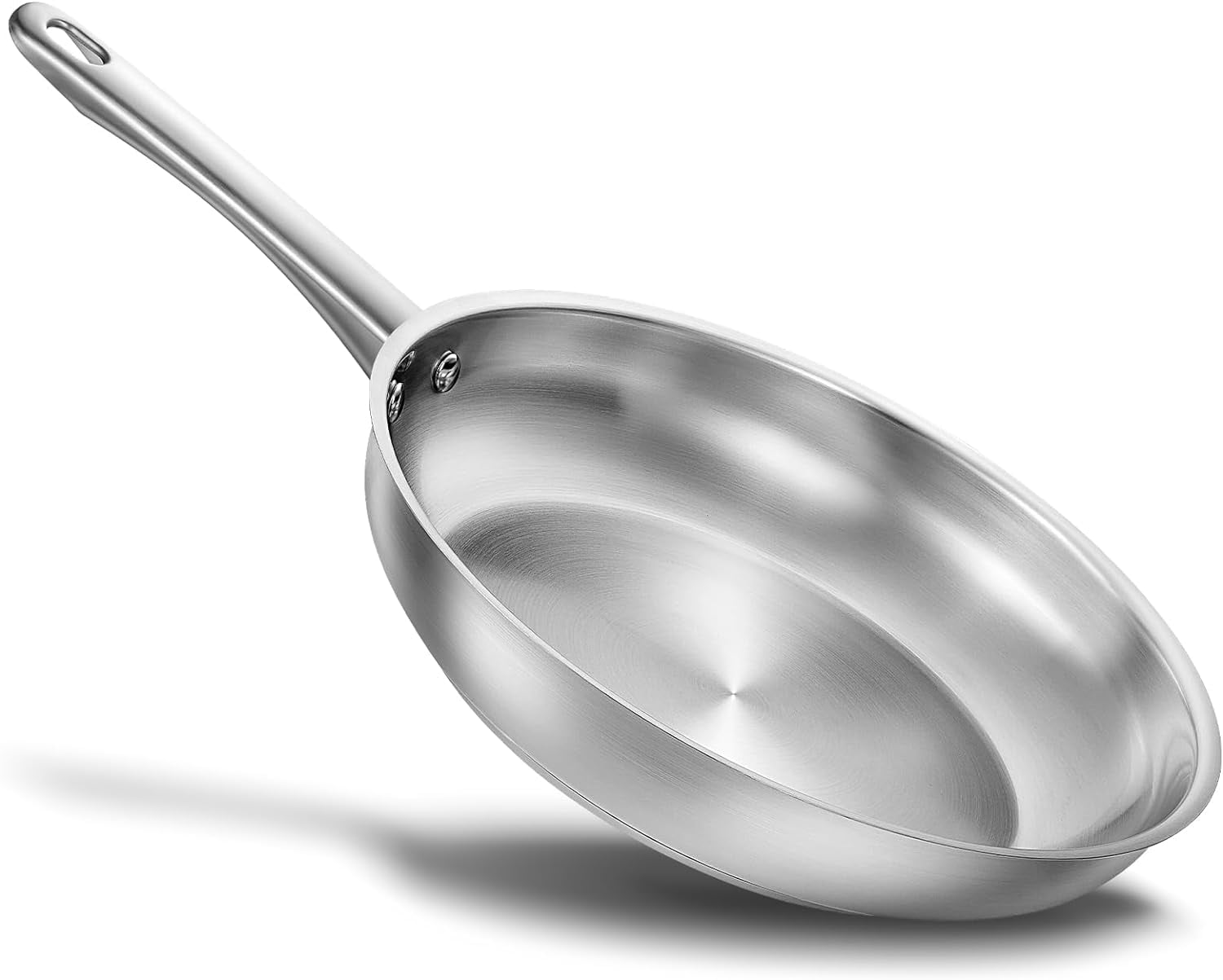 Stainless Steel Pan 10 Inch, Stainless Steel Frying Pan for ...