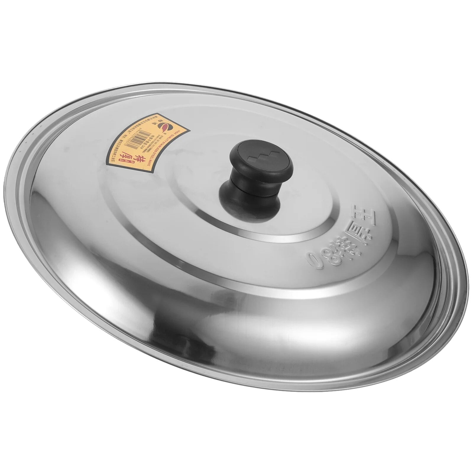 Stainless Steel Pan Lid Universal Lid 35Cm Cover Frying Pan Cookware ...