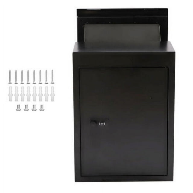 Stainless Steel Parcel Letterbox Secure Drop Box Mailbox With Locking ...