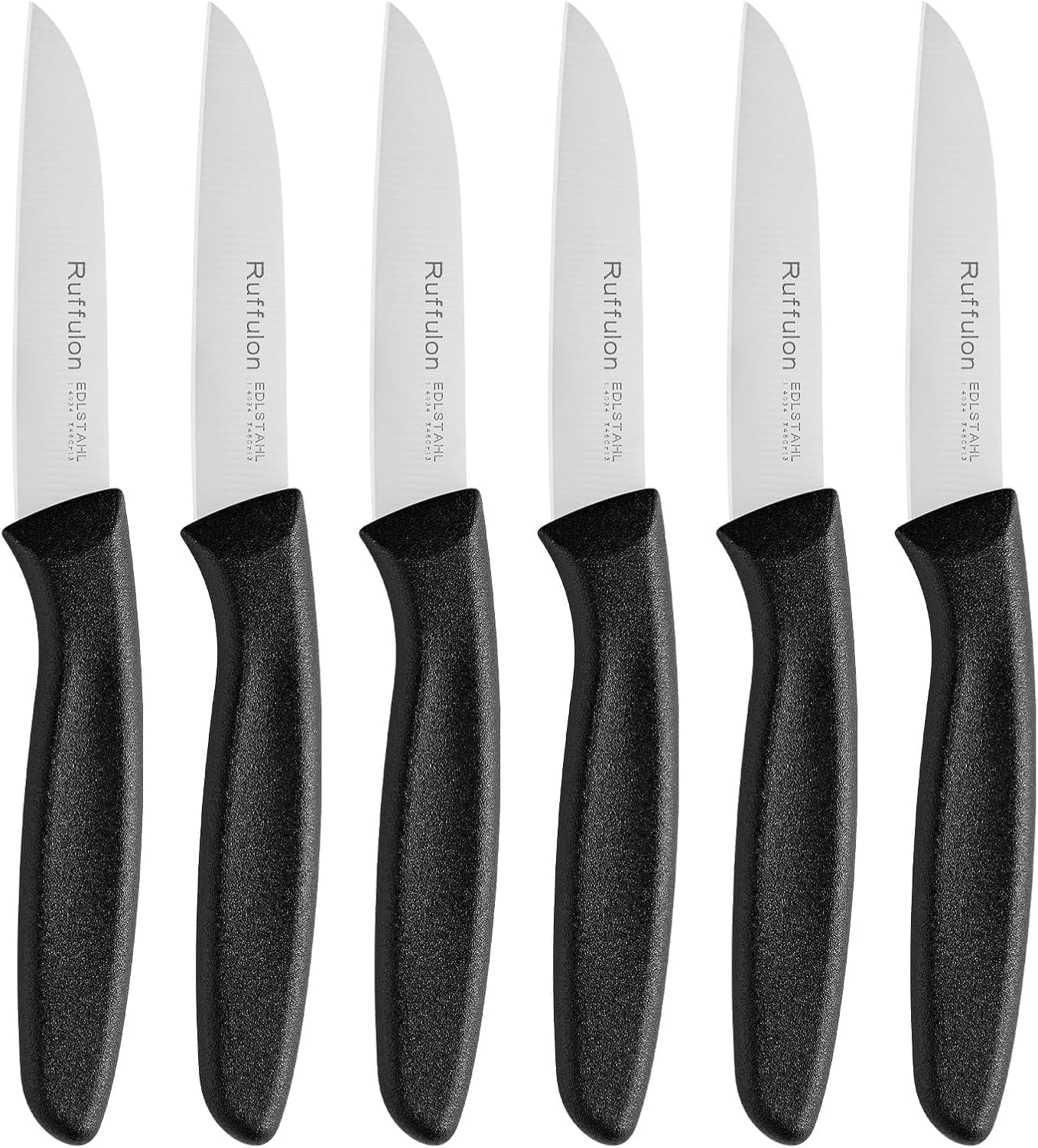Stainless Steel Paring Knife Set (6 Pieces)，Ultra Sharp Vegetable and ...