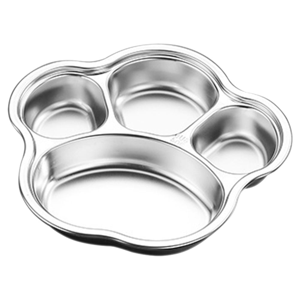 Stainless Steel Partition Plate Divided Plates Children's Divider Food ...