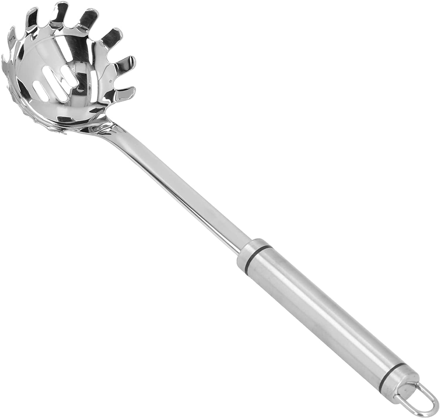 Stainless Steel Pasta Server,Spaghetti Server,Pasta Fork with Ergonomic ...
