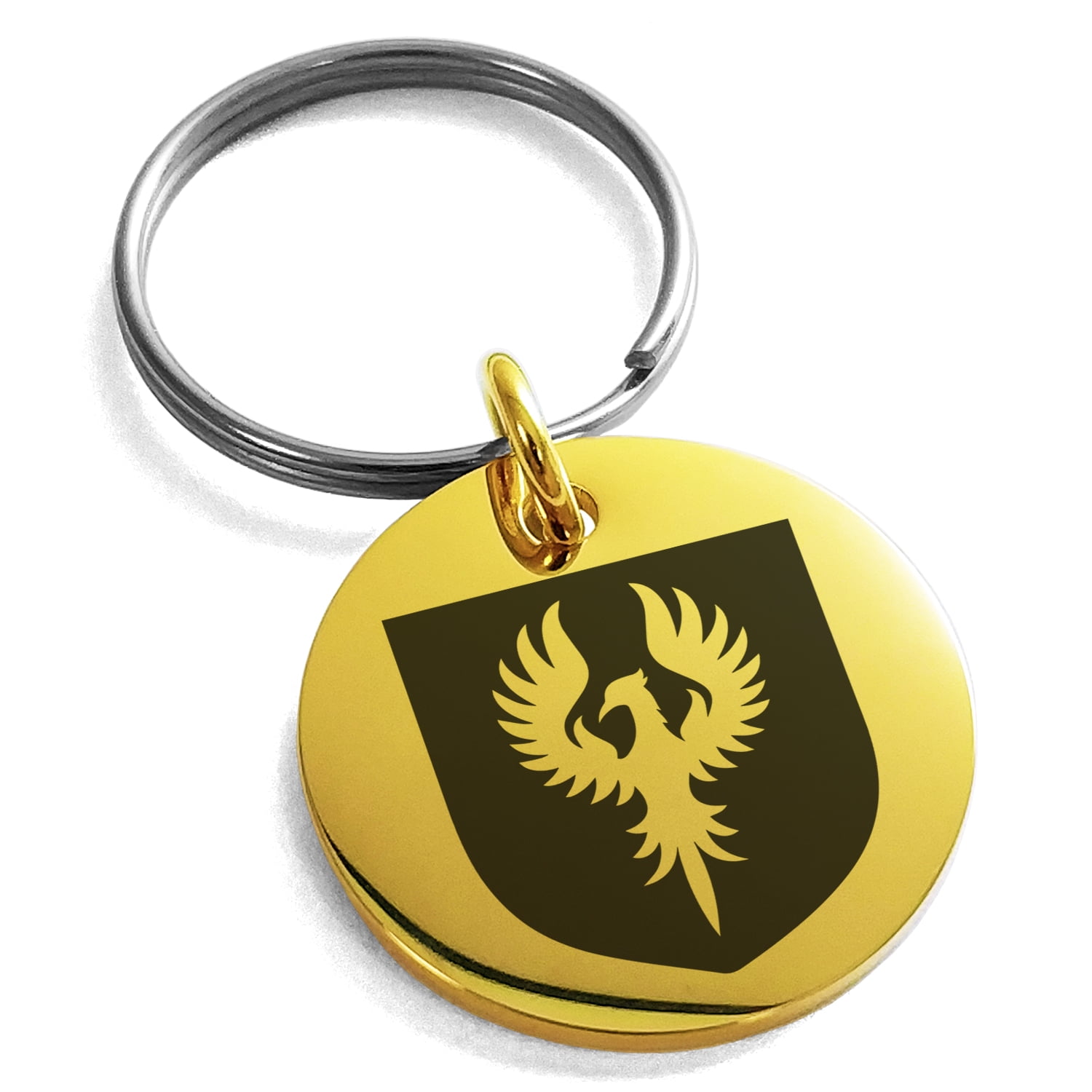 Tioneer Stainless Steel Phoenix Resurrection Coat of Arms Shield ...