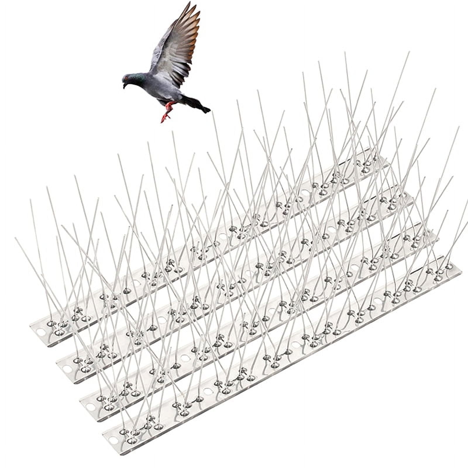Stainless Steel Pigeon Spikes Bird Repeller Deterrent Traps Anti-bird ...