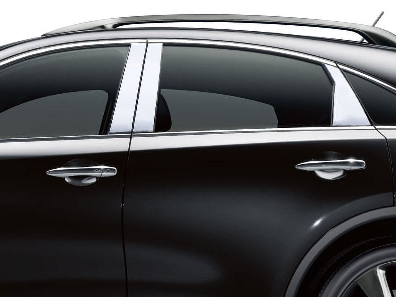 Stainless Steel Pillar Trim 6Pc Fits 2014-2017 Infiniti QX70 PP14046 ...