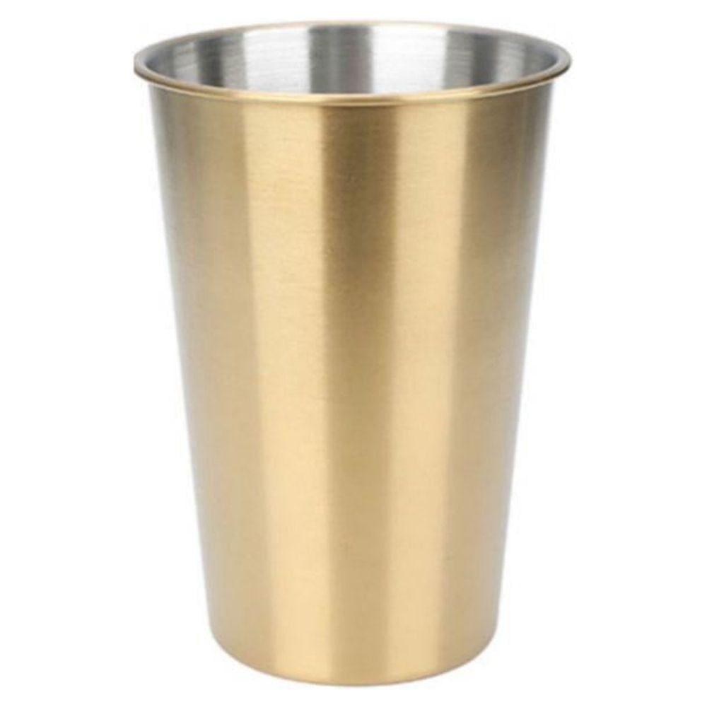 Stainless Steel Pint Cups 16oz Premium Metal Drinking Glasses, BPA Free ...