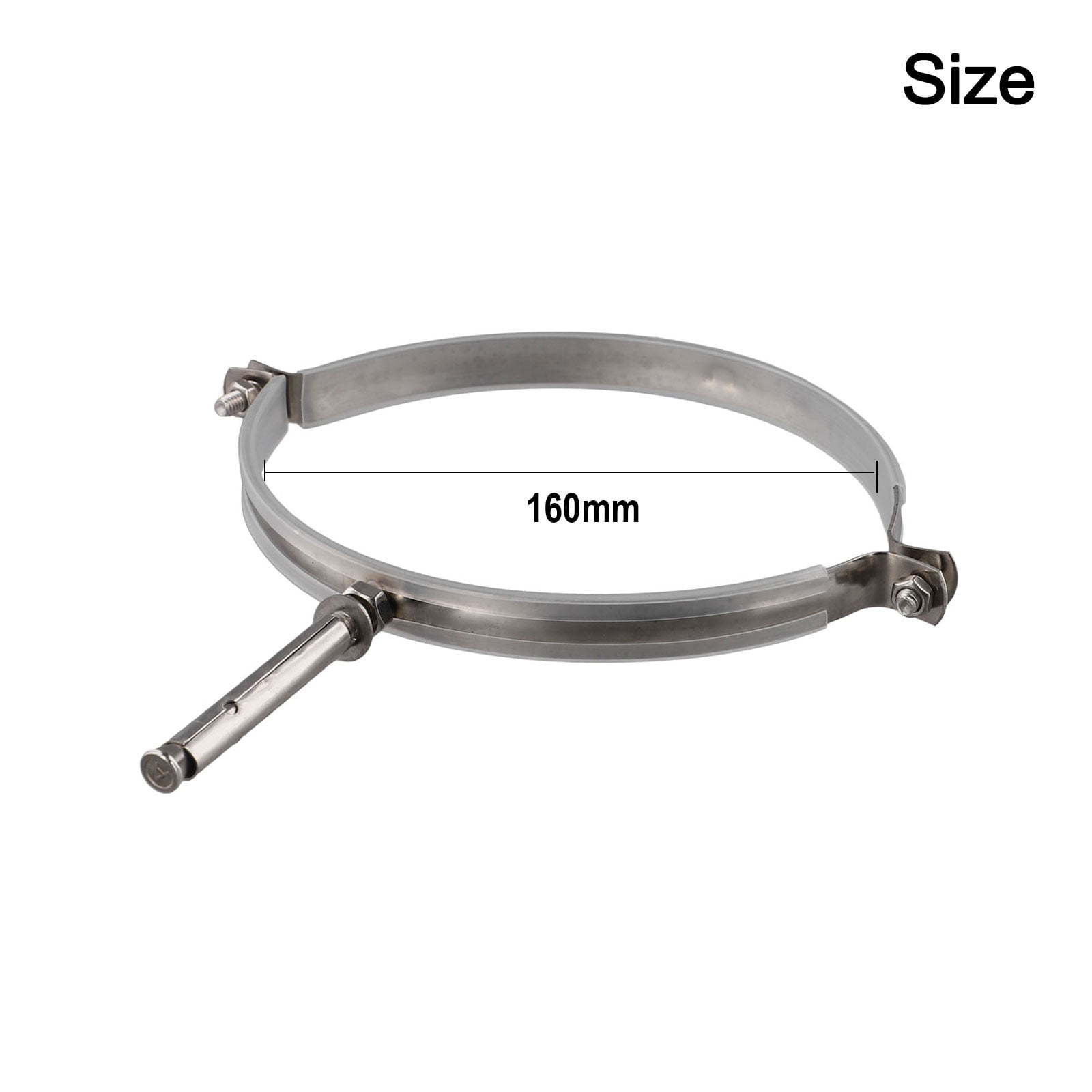 Stainless Steel Pipe Clamp Drain Pipe Clamp Wall Support Clamp With ...