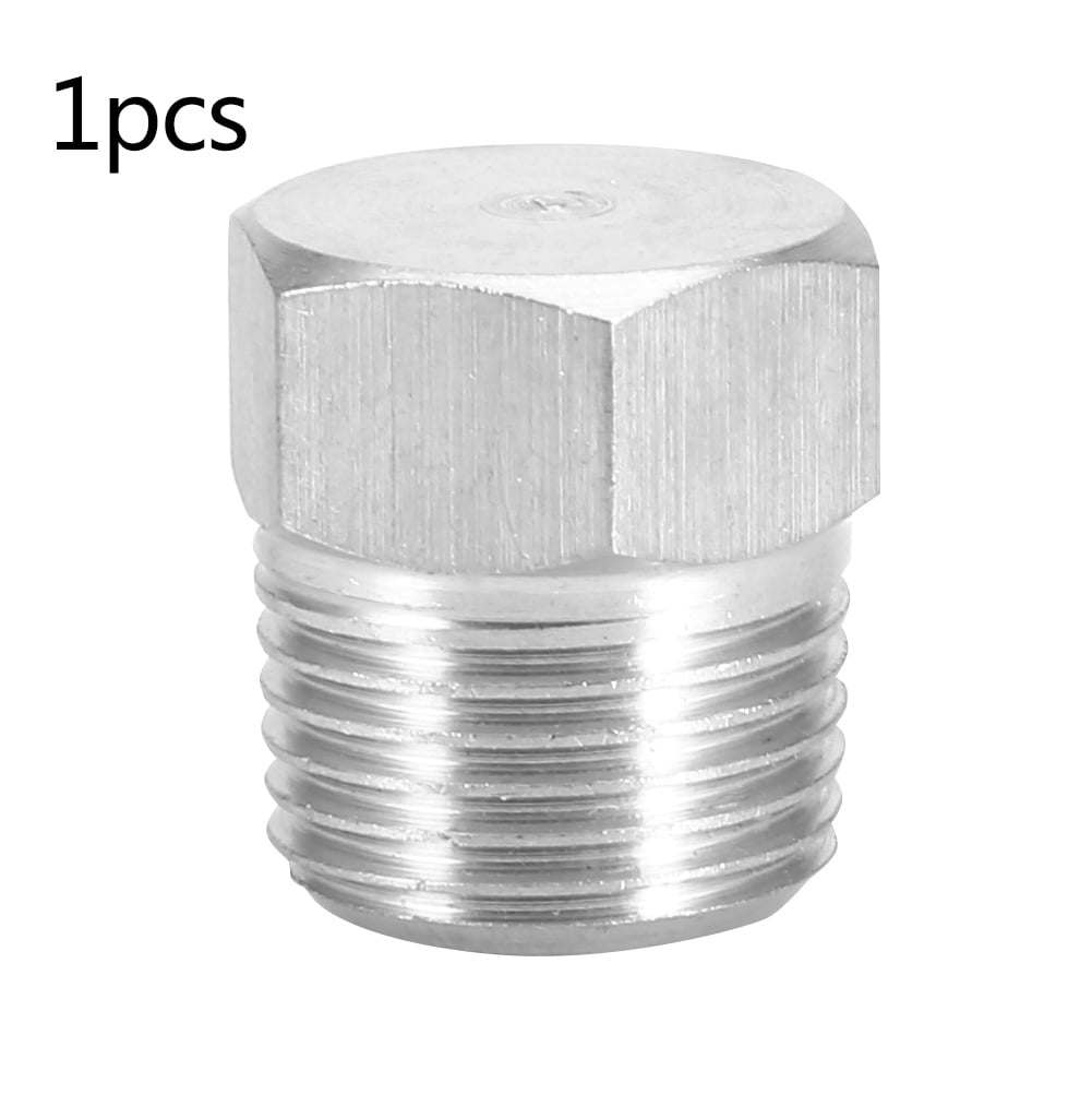 Stainless Steel Pipe Countersunk Plug with Hex Head Socket, Male Thread ...