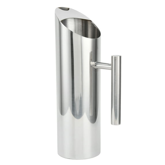 Stainless Steel Pitcher, Large Capacity Water Pitcher Ergonomic Handle ...
