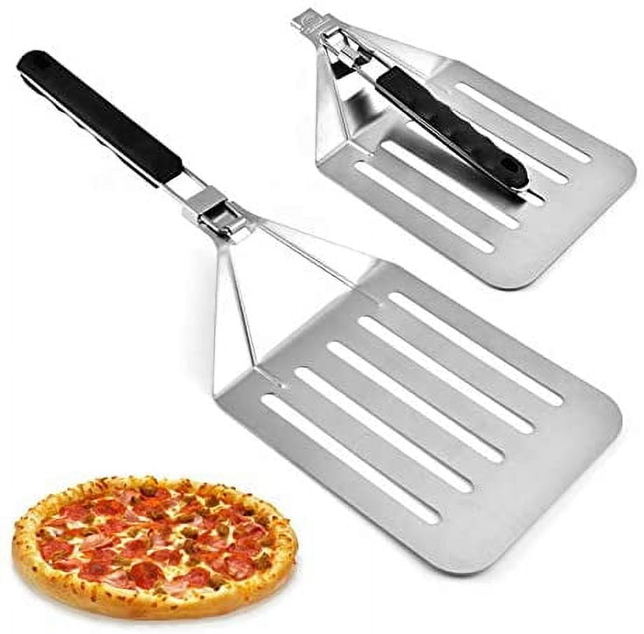 Stainless Steel Pizza Peel With Folding Handle, Cake Lifter Transfer ...