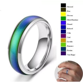 Elegant Color Changing Mood Rings- Many Colors and Sizes - Walmart.com