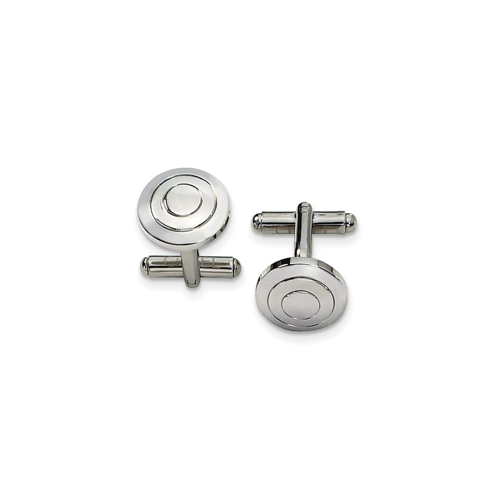 Stainless Steel Polished Cuff Links - Walmart.com