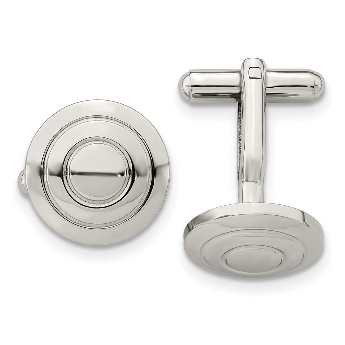 Stainless Steel Polished Cuff Links - Walmart.com