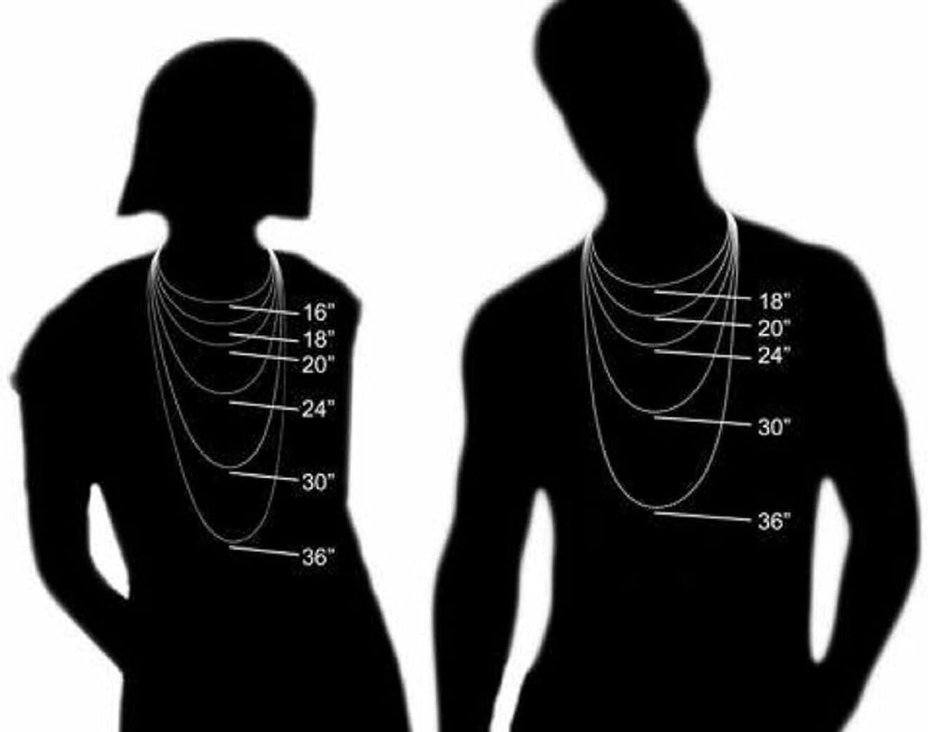 Stainless Steel Polished with Black CZ Cross 22in Necklace - 22" Chain ...