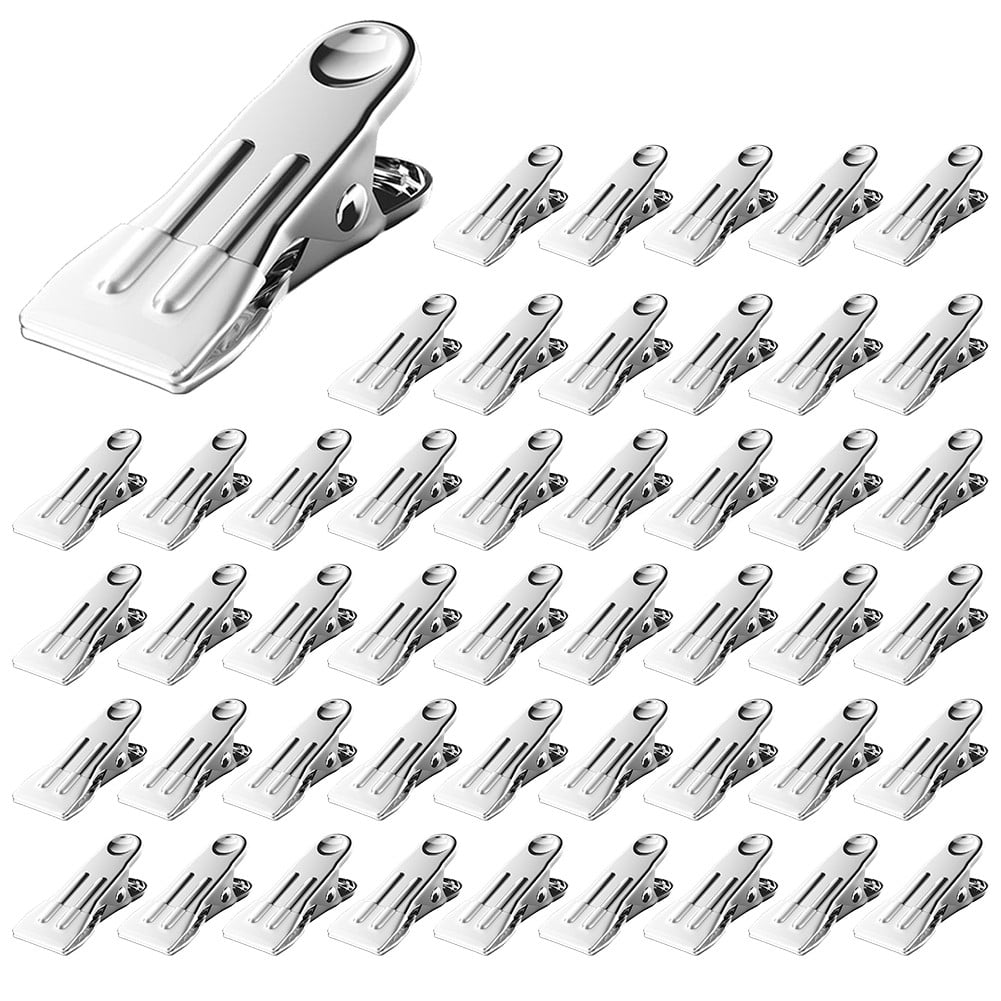 Stainless Steel Pool Cover Clips 48-Pack for Above Ground Pools, Winter ...