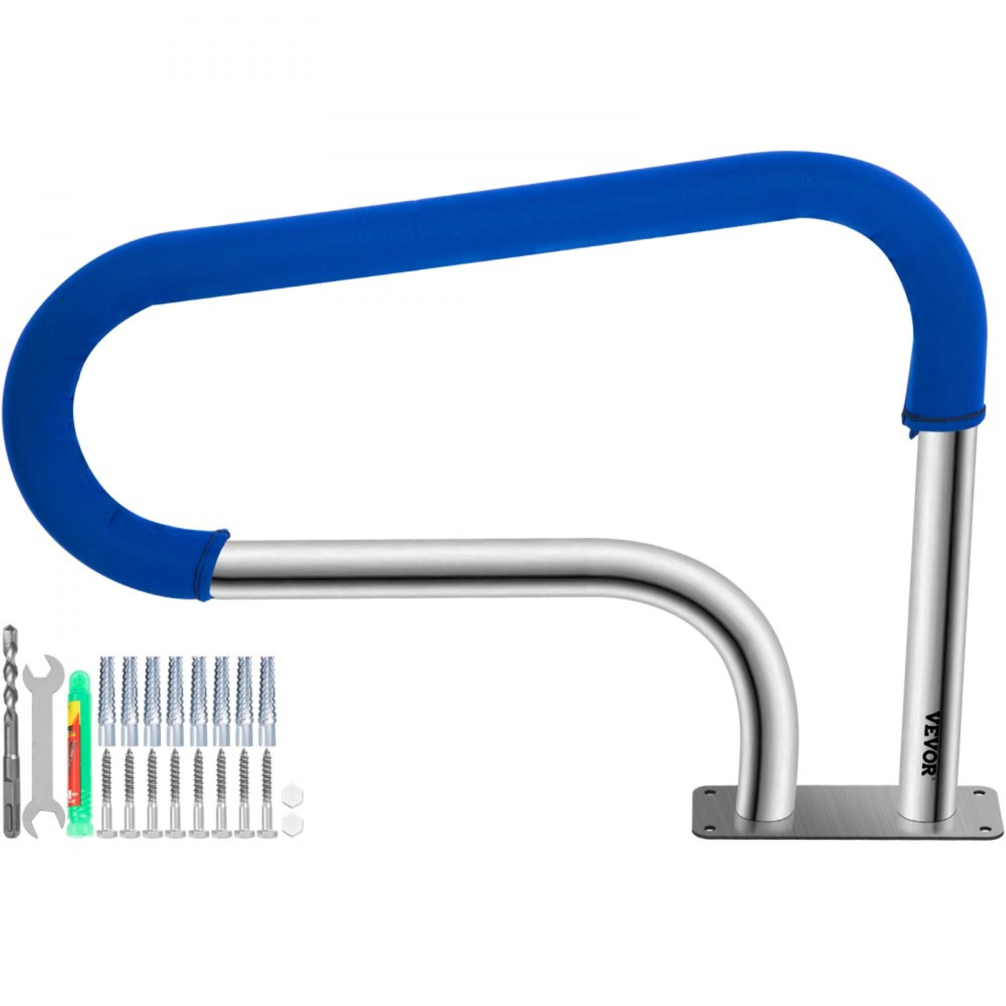 Stainless Steel Pool Handrail with Quick Mount Base, 32x22.5 Swimming ...