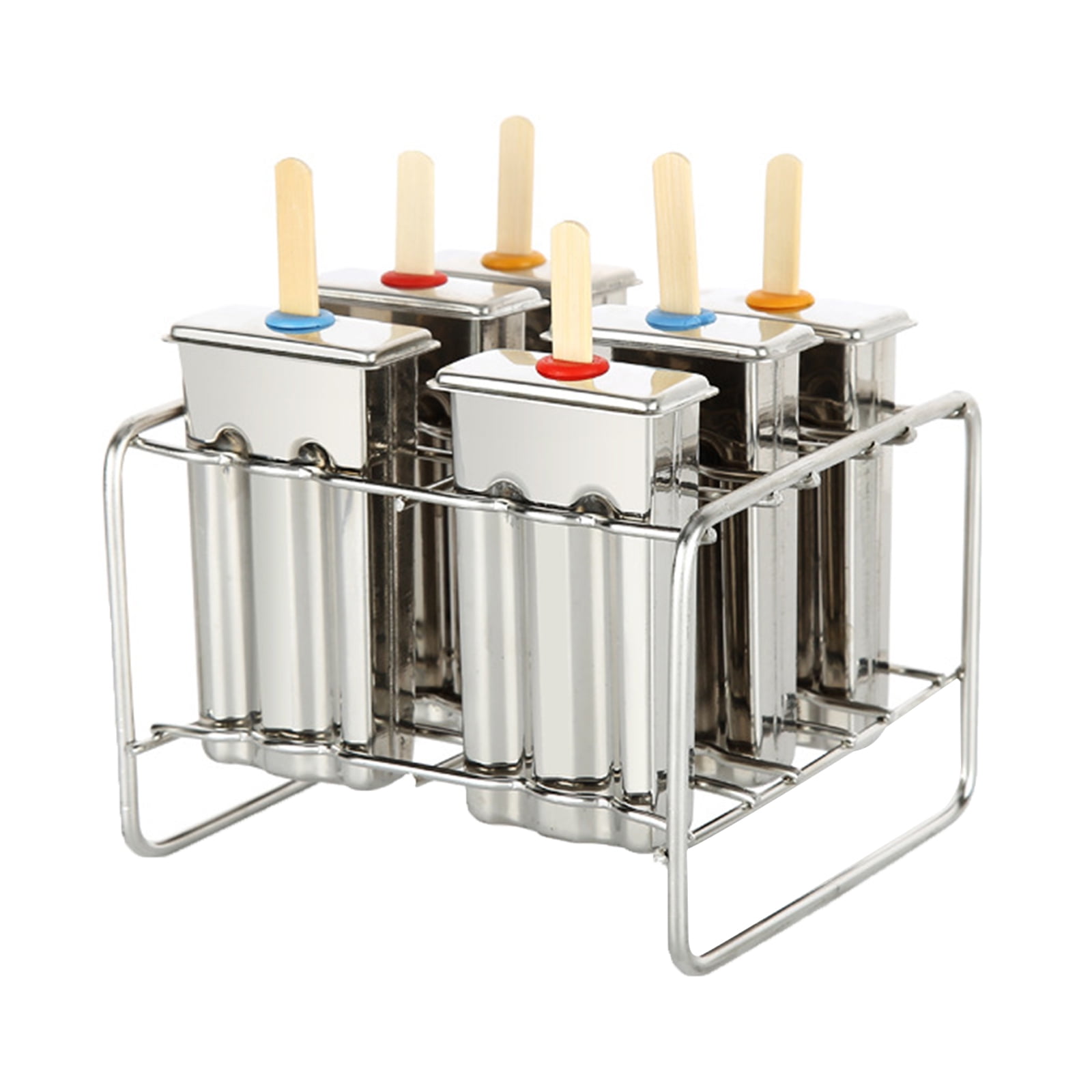 Stainless Steel Popsicle Molds DIY Ice Lolly Mould Ice Cream Stick ...