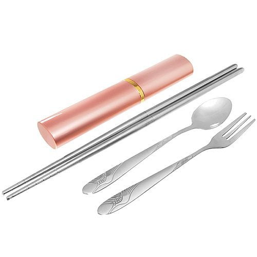 Stainless Steel Portable Chopstick Set with Spoon Chopstick and Fork ...