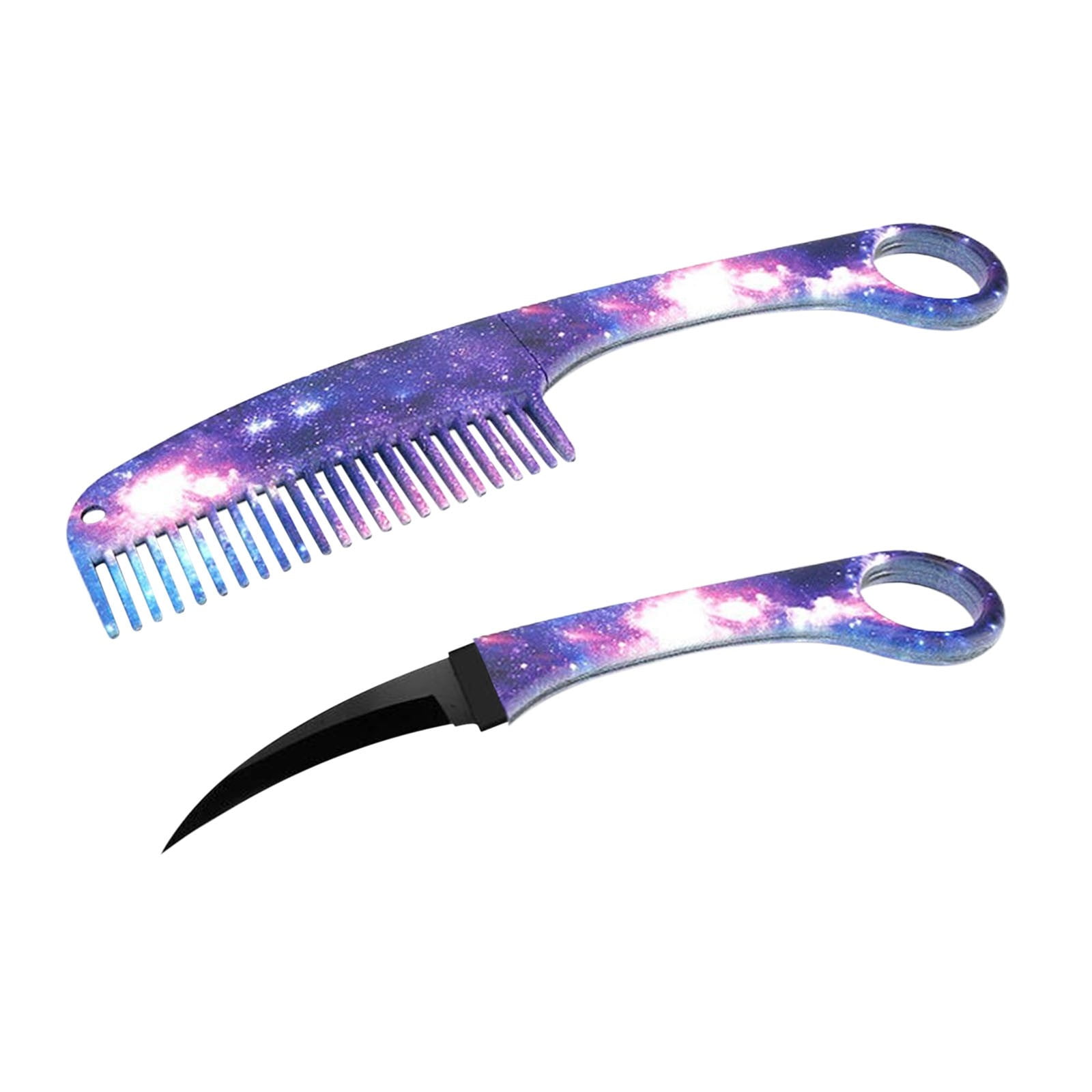 Stainless Steel Portable Comb Knife - 2-in-1 Travel & Outdoor Tool ...